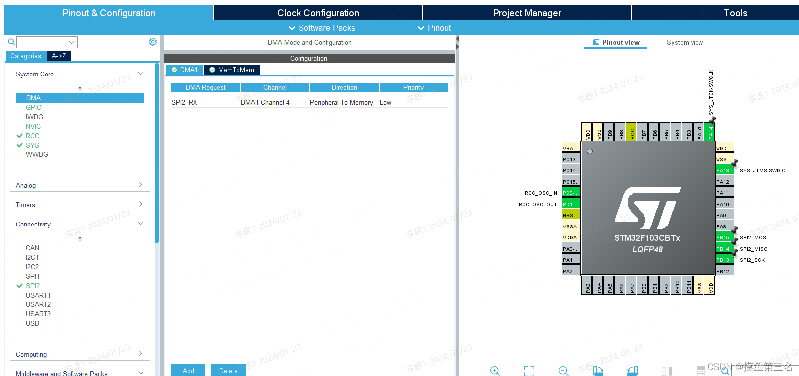 stm32f103c8,spi,dma,bms1818_set the spi tx dma transfer complete callback as n-CSDN博客