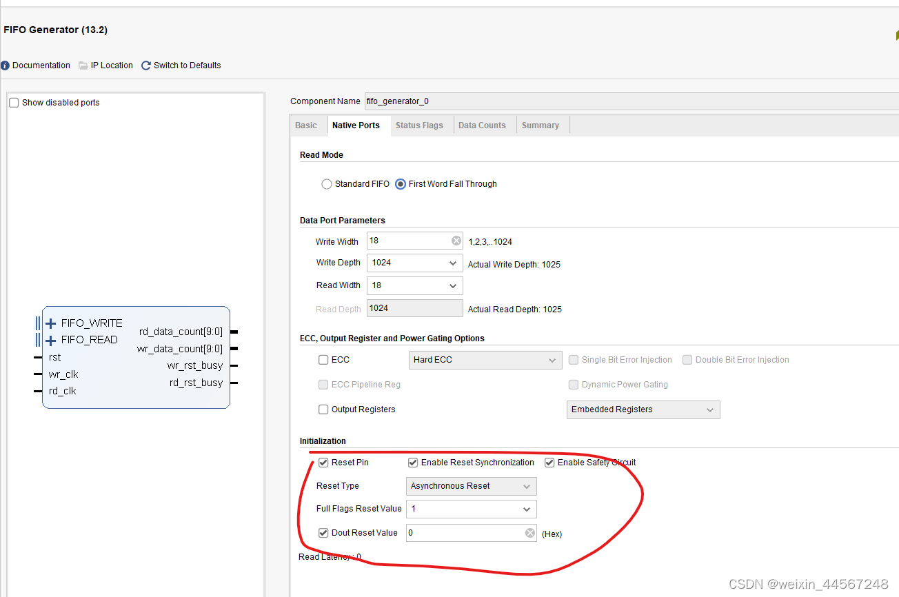 xilinx FPGA fifo IP核的复位reset使用_xilinx fifo ip核复位-CSDN博客