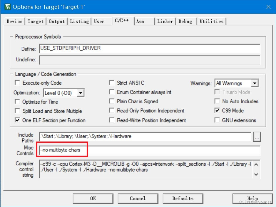 STM32控制OLED显示中文，编译显示error：“missing closing quote“-CSDN博客