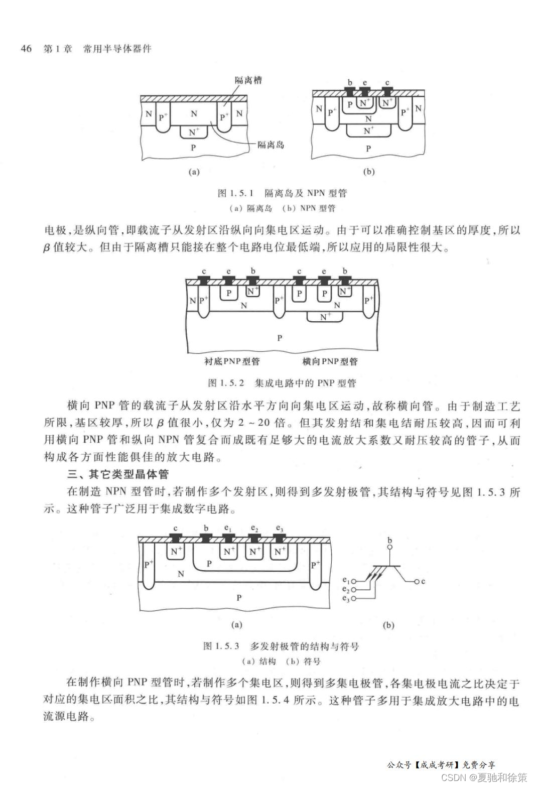 1.5 集成电路的元件_衬底pnp管和横向pnp管-CSDN博客