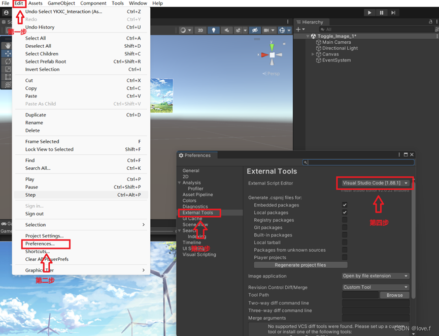 Unity 使用 Vscode 所需要的插件（配置）下载，将Vscode 设置为Unity 的默认编译软件_vscode unity-CSDN博客