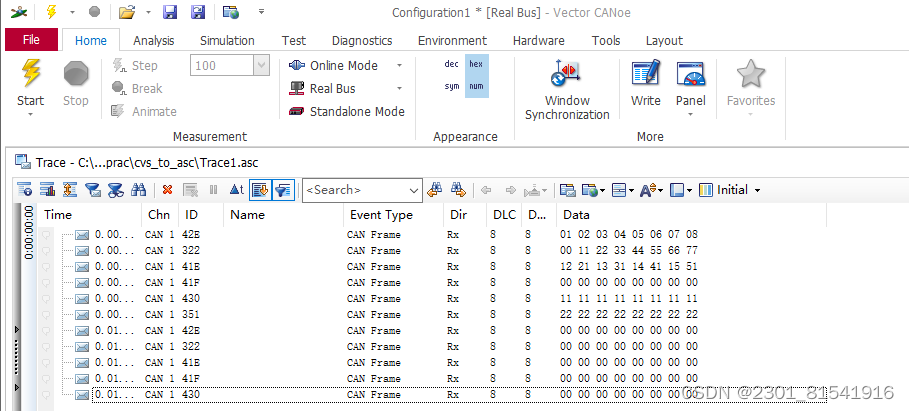 脚本2 python实现将csv格式的报文转化为asc格式_csv转asc格式-CSDN博客
