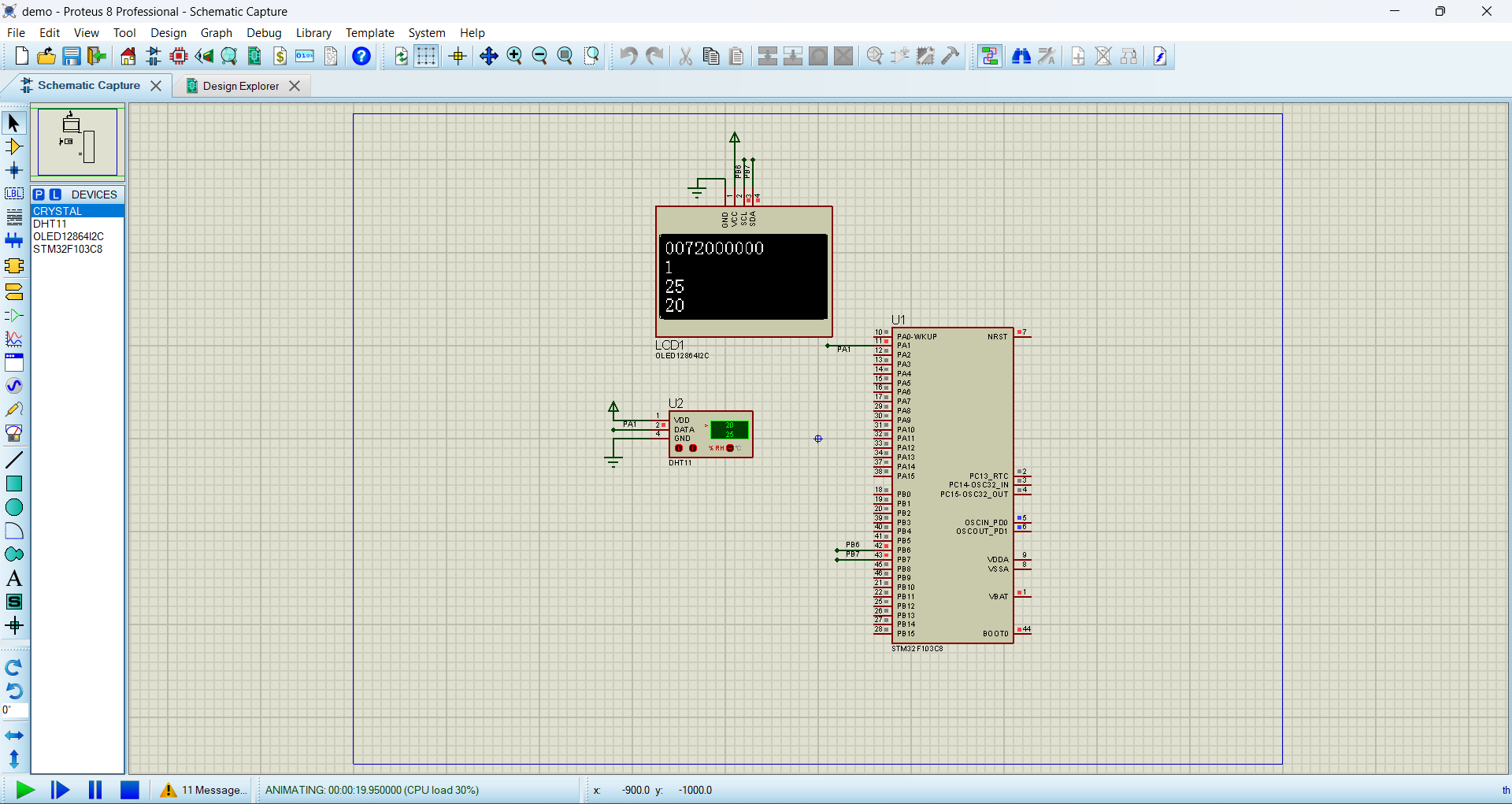 【Proteus】STM32 MCU 驱动 DHT11_dht11 proteus-CSDN博客