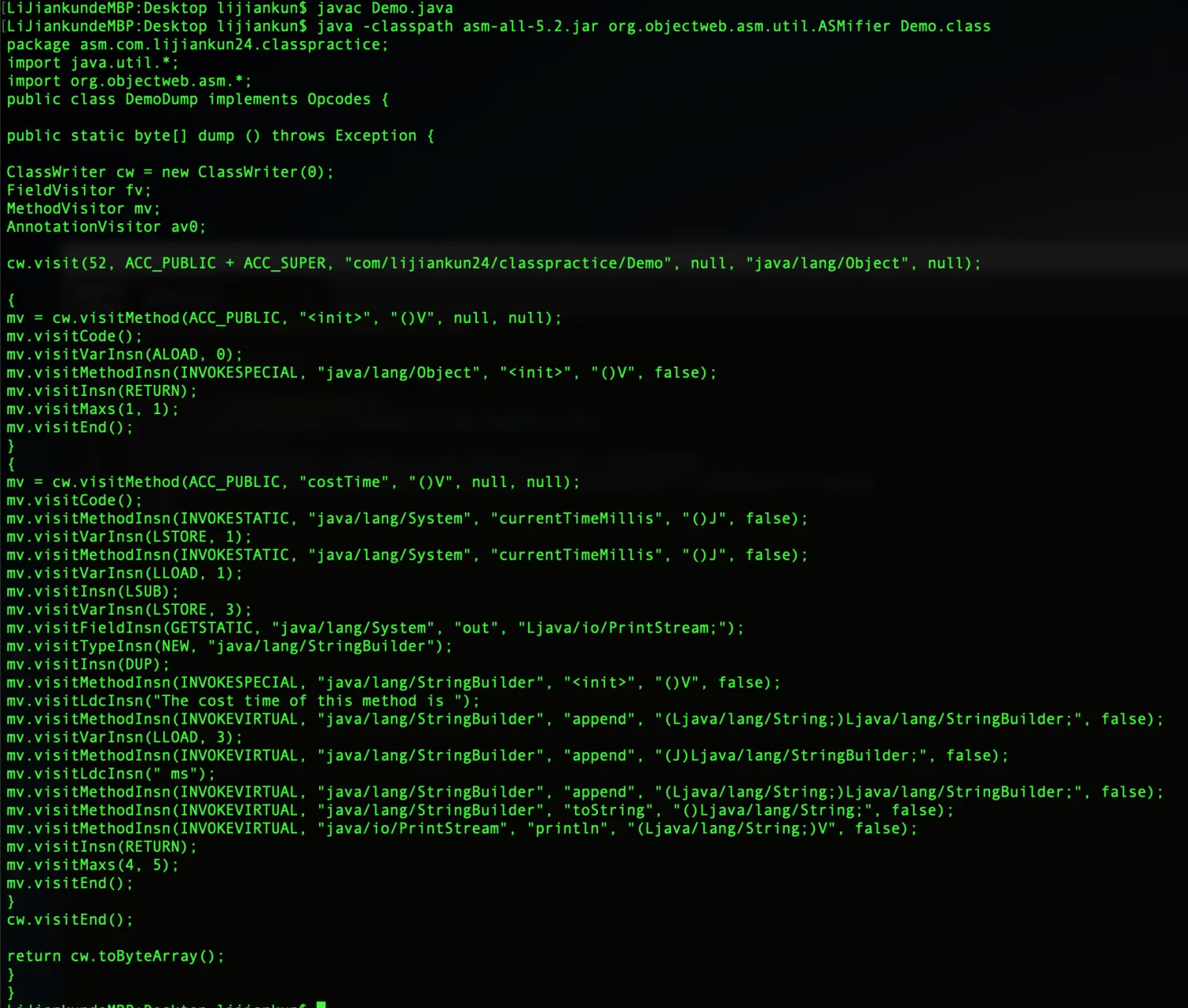 ASM 库的介绍和使用-CSDN博客