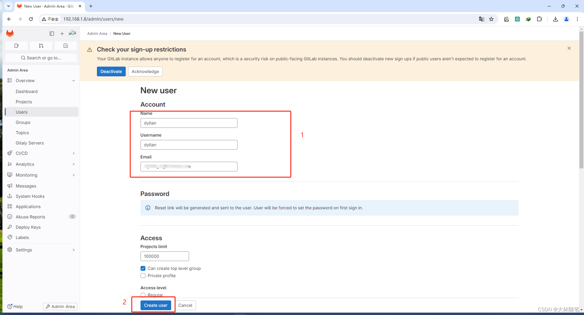 OPenEuler-22.03-X86安装GitLab_openeuler安装gitlab-CSDN博客