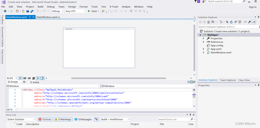 关于C#入门经典（第8版)基于Visual Studio 2017的学习笔记01 使用英文界面编程_c#工程英文界面-CSDN博客