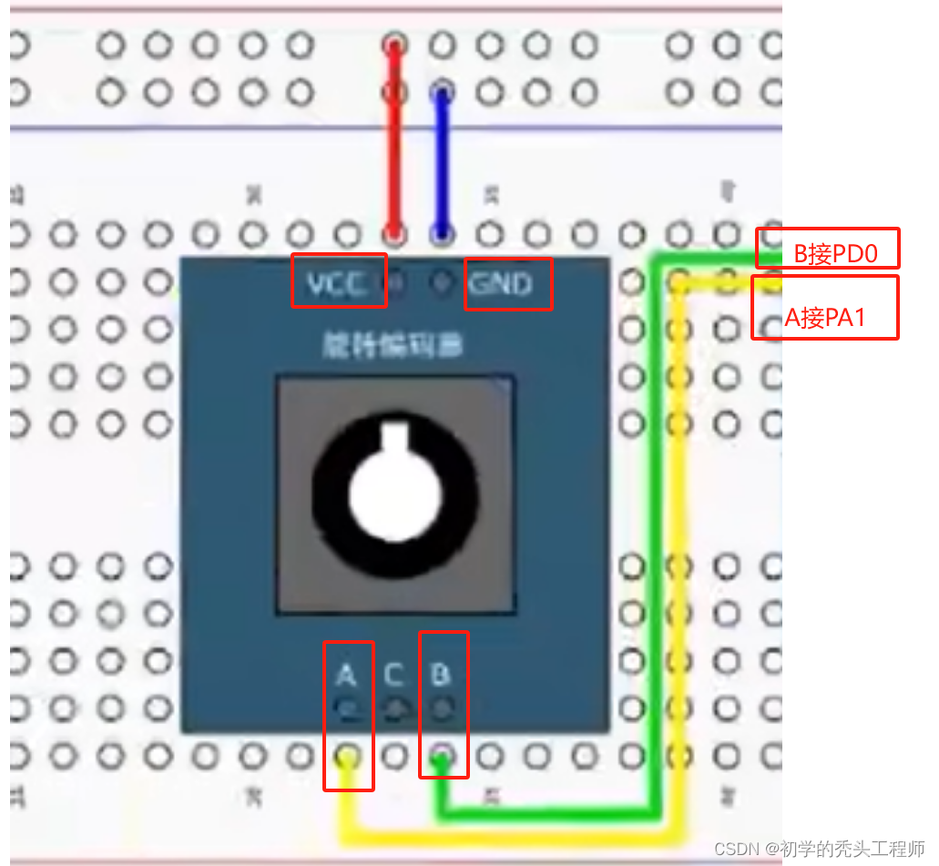 合泰杯（HT66F2390），旋转编码器控制LED亮度（外部中断和PWM）|手册讲解_旋转编码器定时器中断-CSDN博客