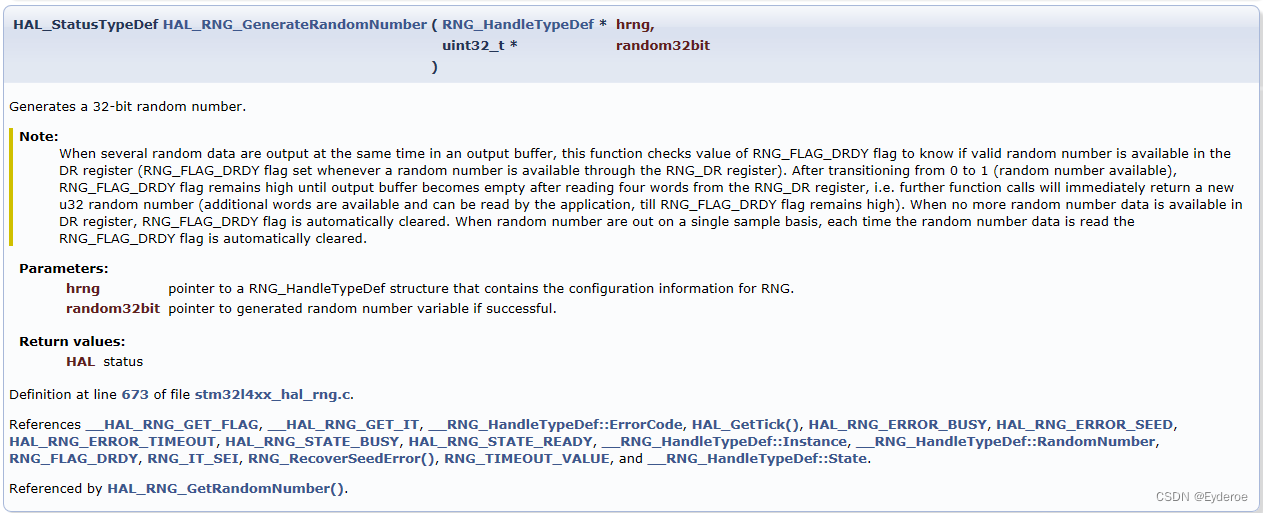 Stm32入门hal库 硬件crc校验与rng真随机数生成stm32 Rng Csdn博客