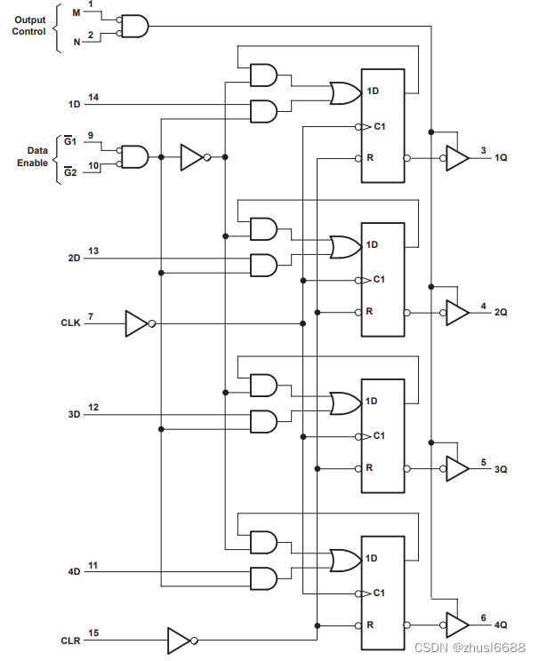 Multisim14.0仿真应用设计（三十八）74LS173 4位D触发器应用仿真_multism d触发器-CSDN博客