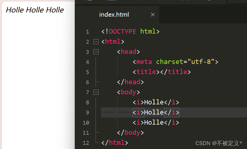 HTML简介及标签详解_html块壮结构标签-CSDN博客
