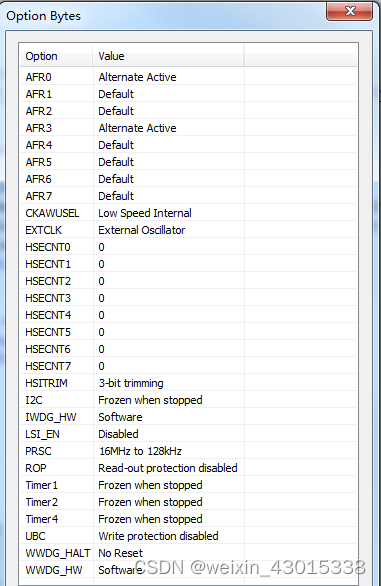 STM8在IAR中Option Byte配置_stm8 配置-CSDN博客
