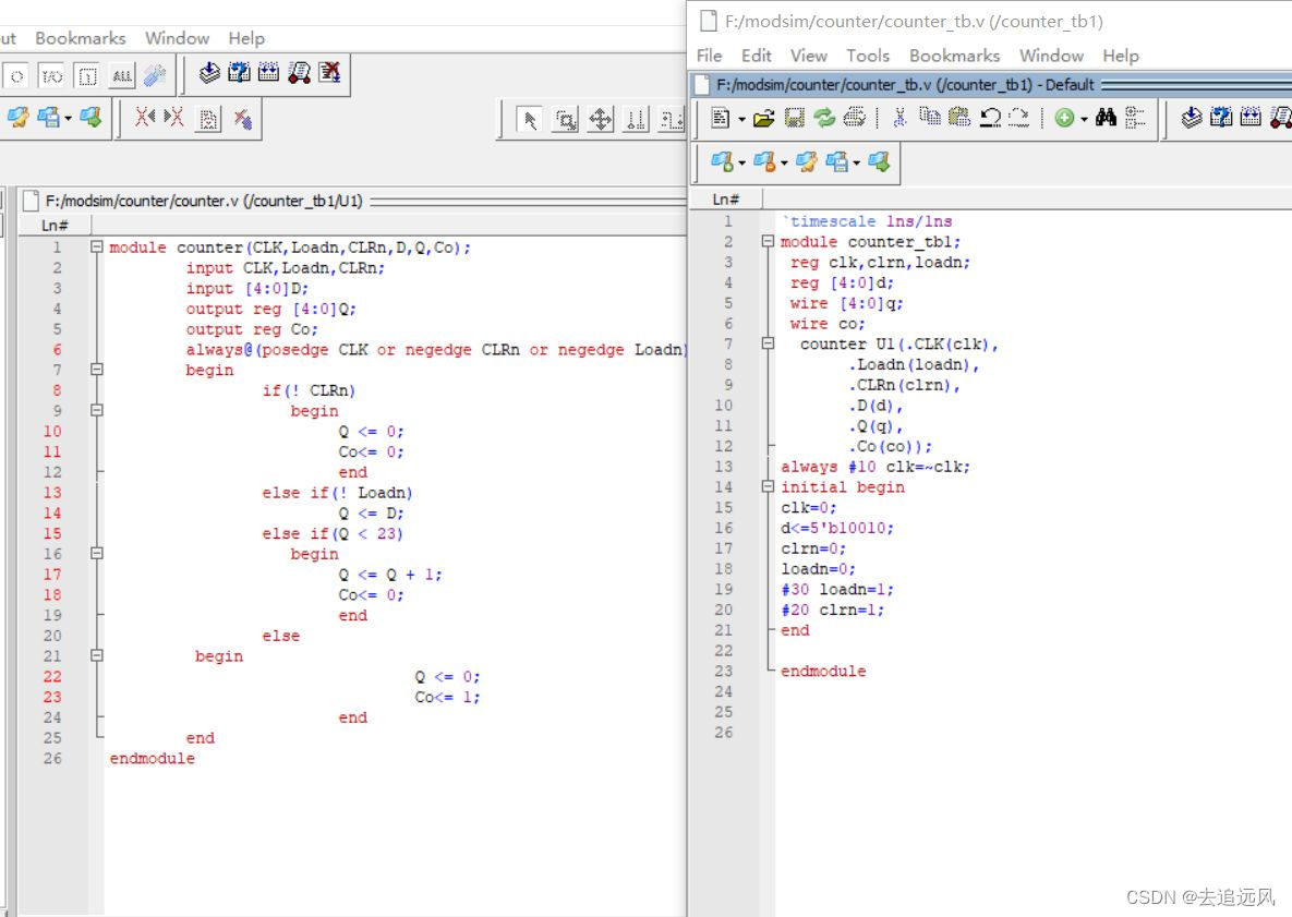 【FPGA & Modsim】Modsim使用教程，手把手直接举例-CSDN博客
