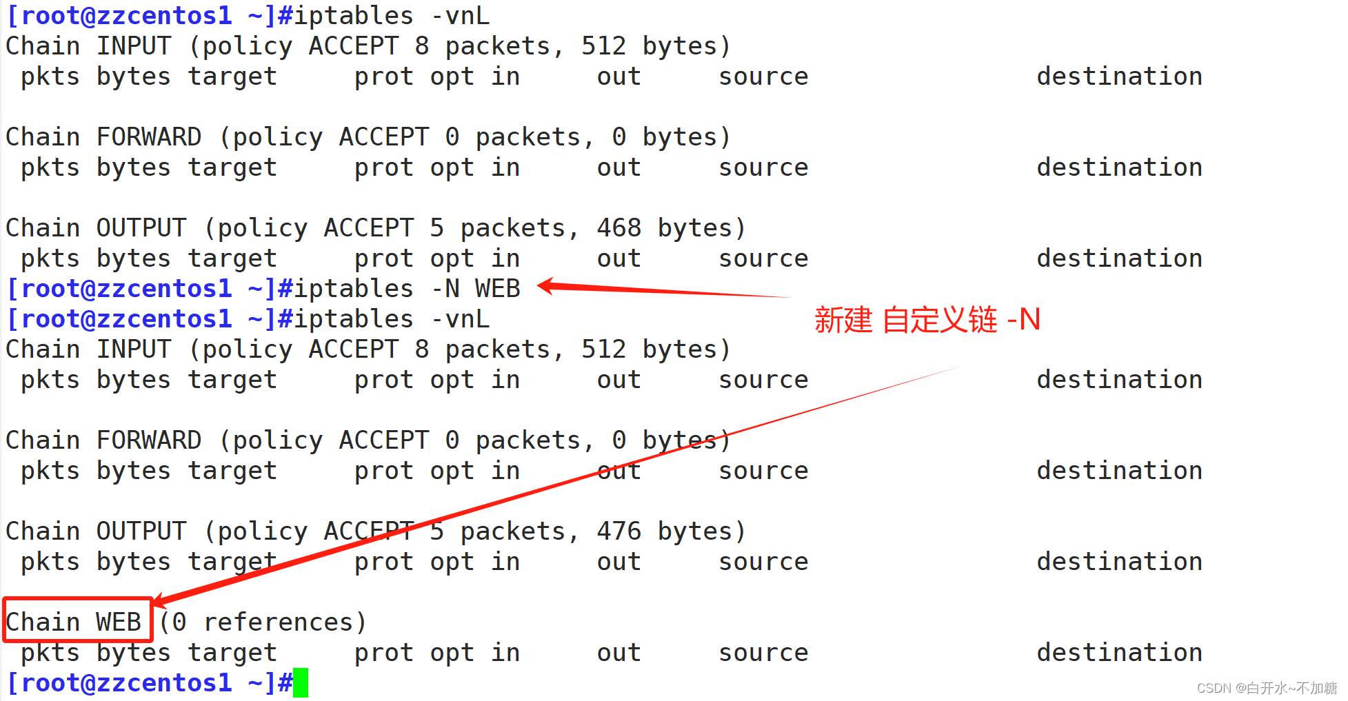 防火墙（三) -----------------iptables规则的保存_iptables 保存-CSDN博客