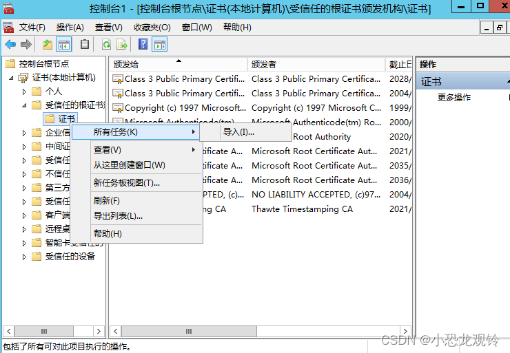 Windows CA证书不爆红_windowsca证书-CSDN博客