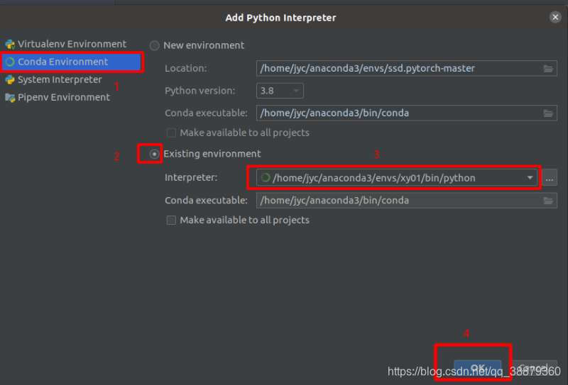 Pycharm加载anconda环境（包括找不到python.exe的问题）_anaconda envs为空pycharm 没有python.exe-CSDN博客