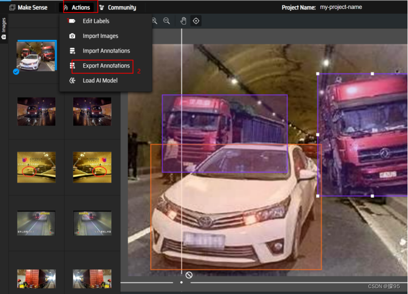 使用网页版makesense.ai给yolov5数据打标签_网页版yolo标注-CSDN博客