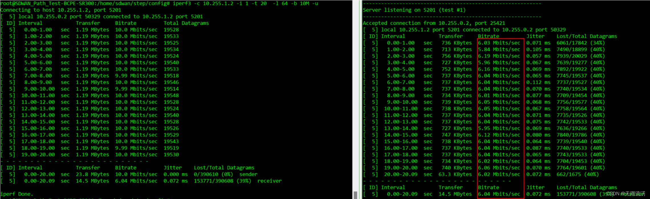 iperf实验验证及抓包分析系列之二：iperf3打流显示的速率到底是什么速率？_iperf结果分析-CSDN博客