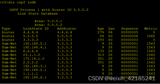 OSPF ABR区域间路由汇总——实验简述_abr summary路由汇总-CSDN博客