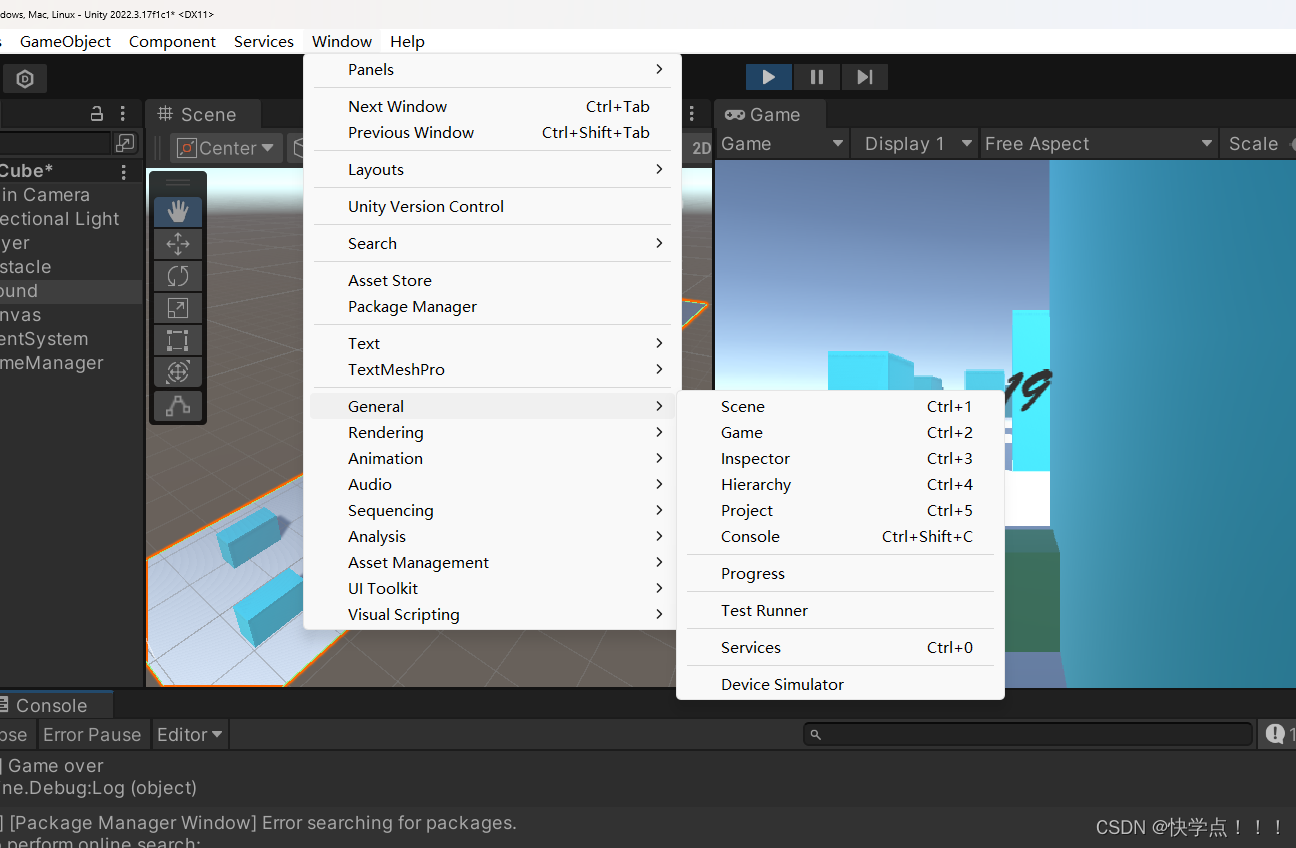 unity--简单用GameManager加载游戏场景与重启游戏_unity gamemanager-CSDN博客