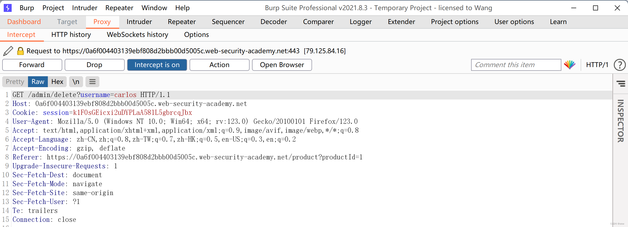 PortsWigger-SSRF_lab: basic ssrf against the local server-CSDN博客