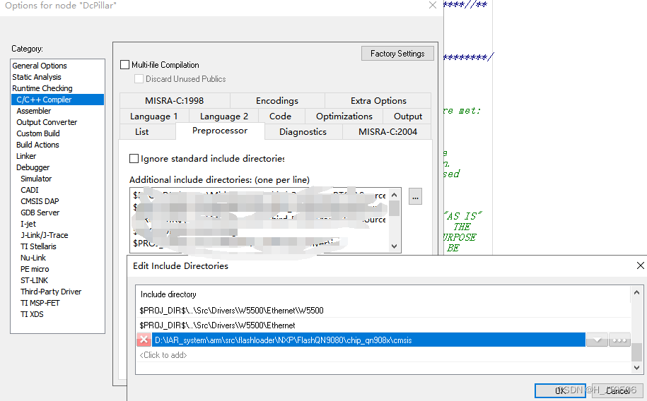 IAR编译报错Fatal Error[Pe1696]: cannot open source file “core_cmFunc.h“_iar工程提示fatal error while ...