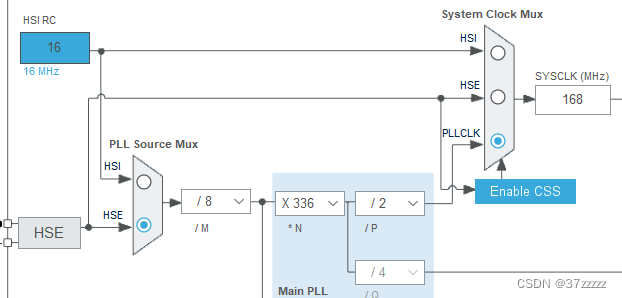 STM32F407 HAL库时钟配置的浅薄理解_f407 hse输入频率-CSDN博客
