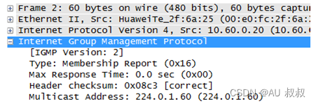 2.4 IGMPv2基本原理----IGMPv2报文格式-CSDN博客