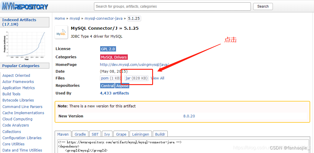 Mysql Connector Java各种版本下载地址mysql Connector Java下载 Csdn博客 