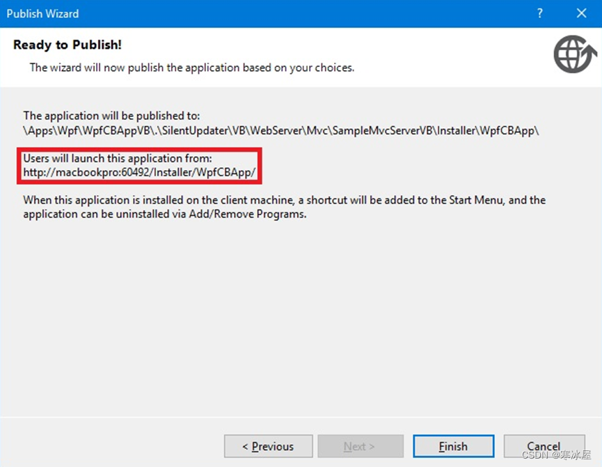 在C#&VB中Winform & WPF的安静ClickOnce安装程序_wpf clickonce-CSDN博客