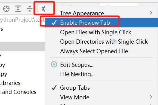 PyCharm 怎么关闭“单击预览”/“Preview”-CSDN博客