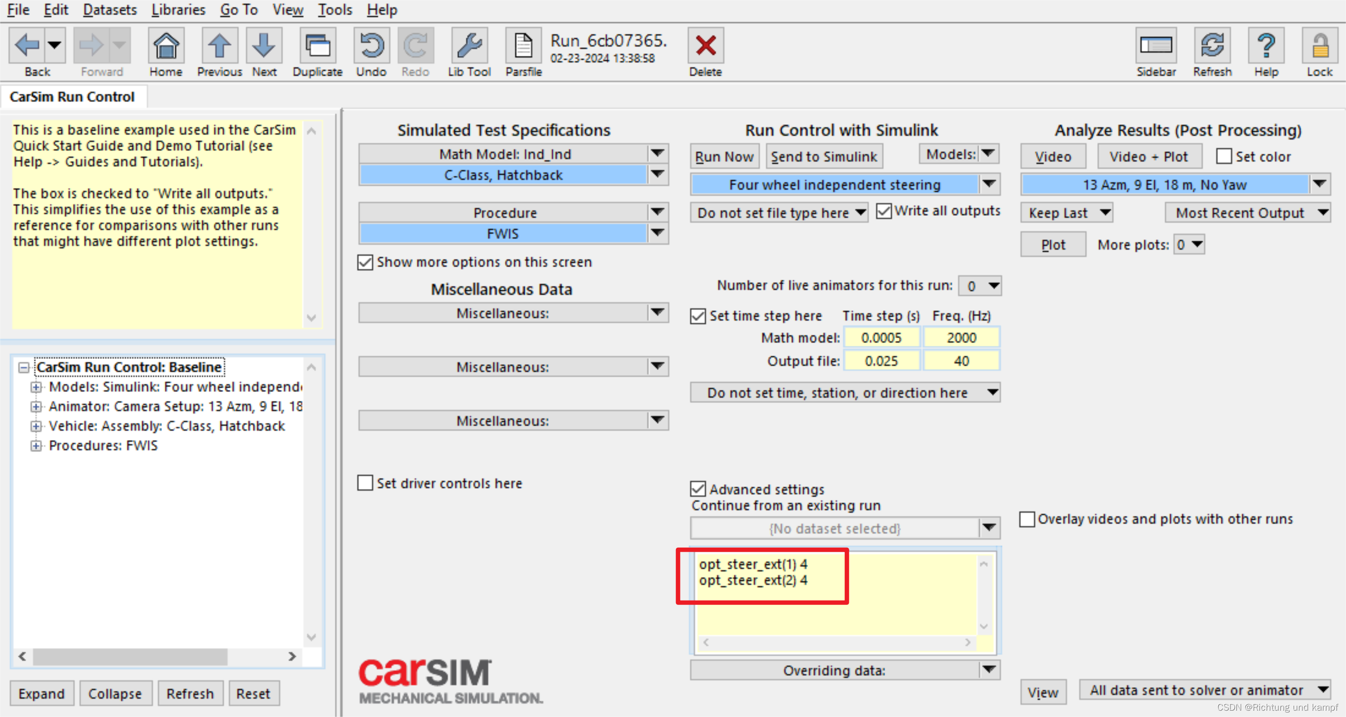 carsim四轮独立转向的设置_carsim四轮转向模型如何设置-CSDN博客