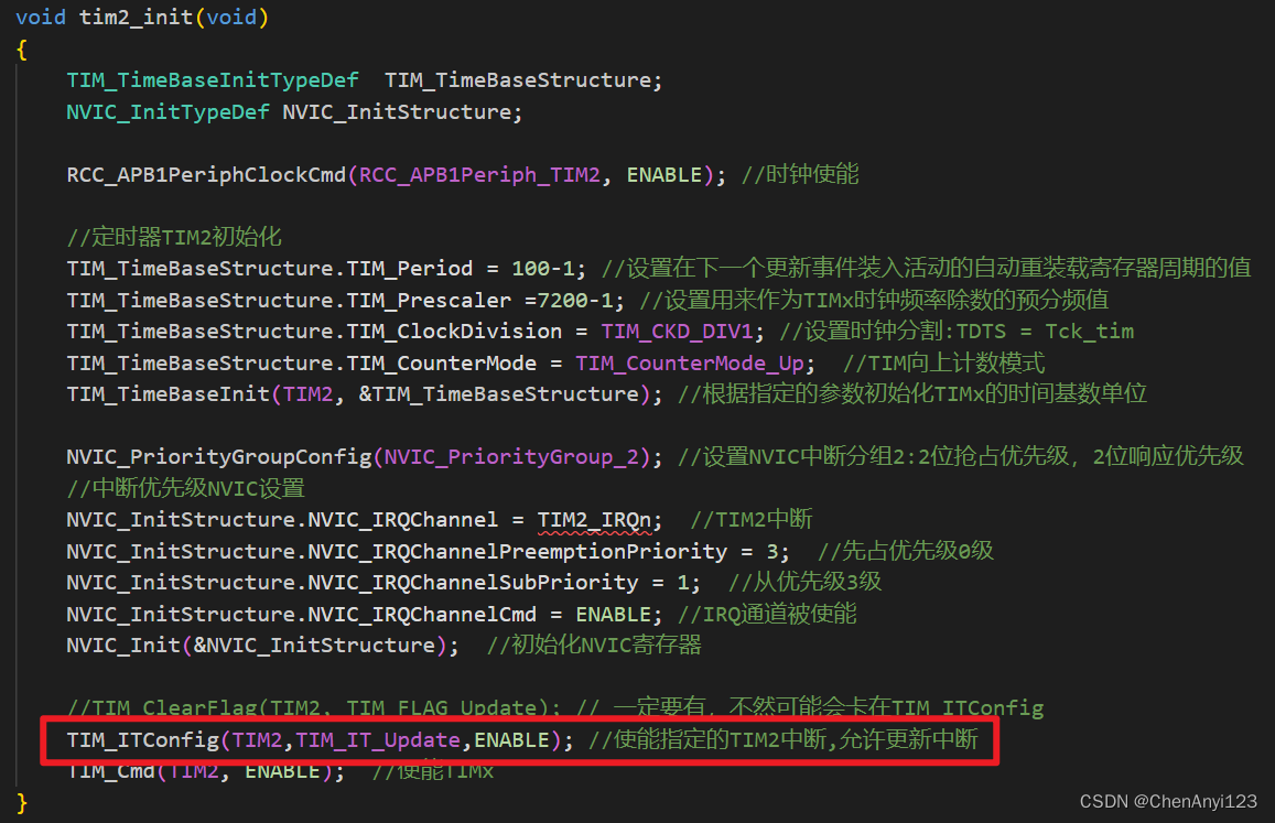 STM32定时器初始化时，卡在TIM_ITConfig的问题_stm32f334高精度定时器初始化卡死-CSDN博客