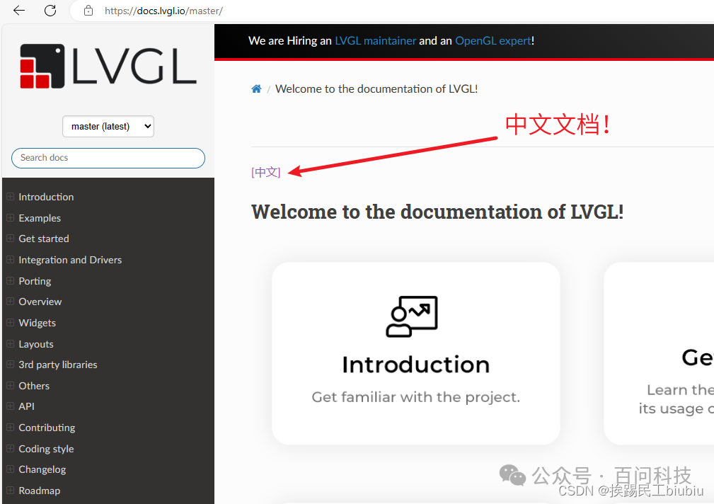 LVGL（官方）文档上线中文翻译版本！翻译由百问网提供、管理，欢迎大家阅读！_lvgl官方文档-CSDN博客