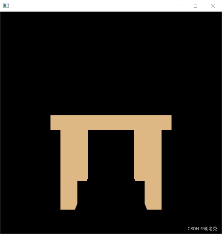 OpenGL通过基本图形绘制桌、椅、床等——VS2022_简单opengl 例子-CSDN博客