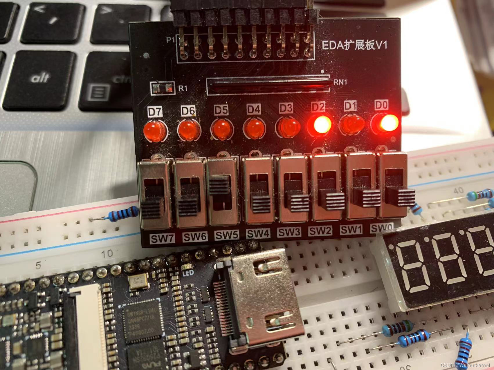 Altera EPM570 CPLD 学习（三） Quartus原理图设计法_epm570原理图-CSDN博客