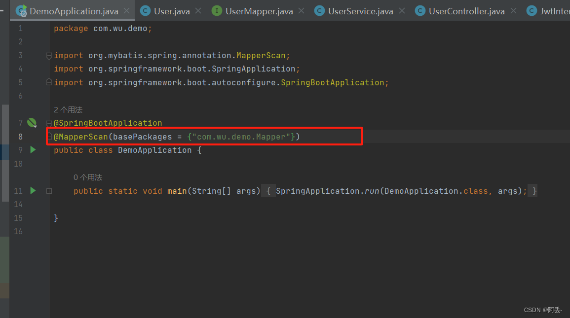 SpringBoot+Mybatis-Plus出现A component required a bean of type ‘com.XXX‘ that could not be found错误 ...
