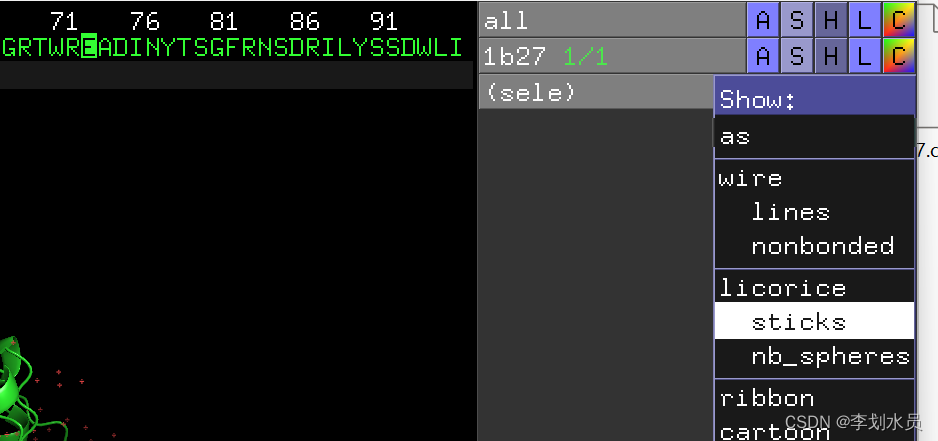 Pymol 常用指令：mutation in Pymol_pymol点突变-CSDN博客
