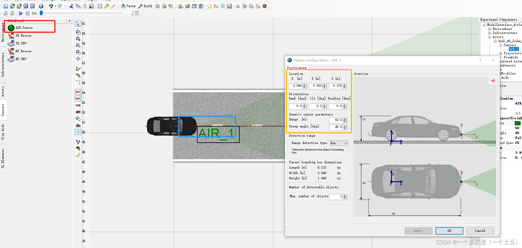 【自动驾驶学习笔记——Prescan和Simulink 学习笔记和问题记录（3）——AIR传感器(Air Information ...