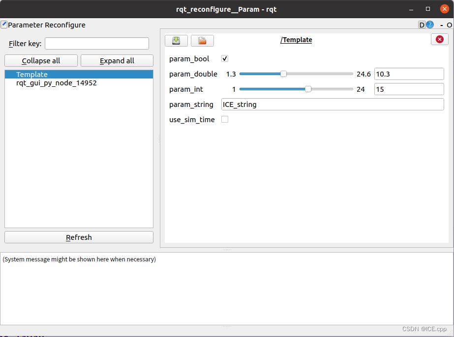 ROS2 C++ 调参——( 2 ) 使用 rqt 插件 Dynamic Reconfigure 及 动态参数_ros2humble如何在dynamic reconfigure 插件页面并在 ...
