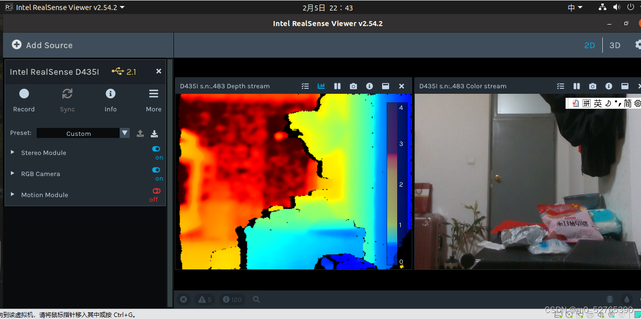ubuntu中使用Realsense相机建图,结果显示在RealSense Viewer_realsense viewer ubuntu-CSDN博客