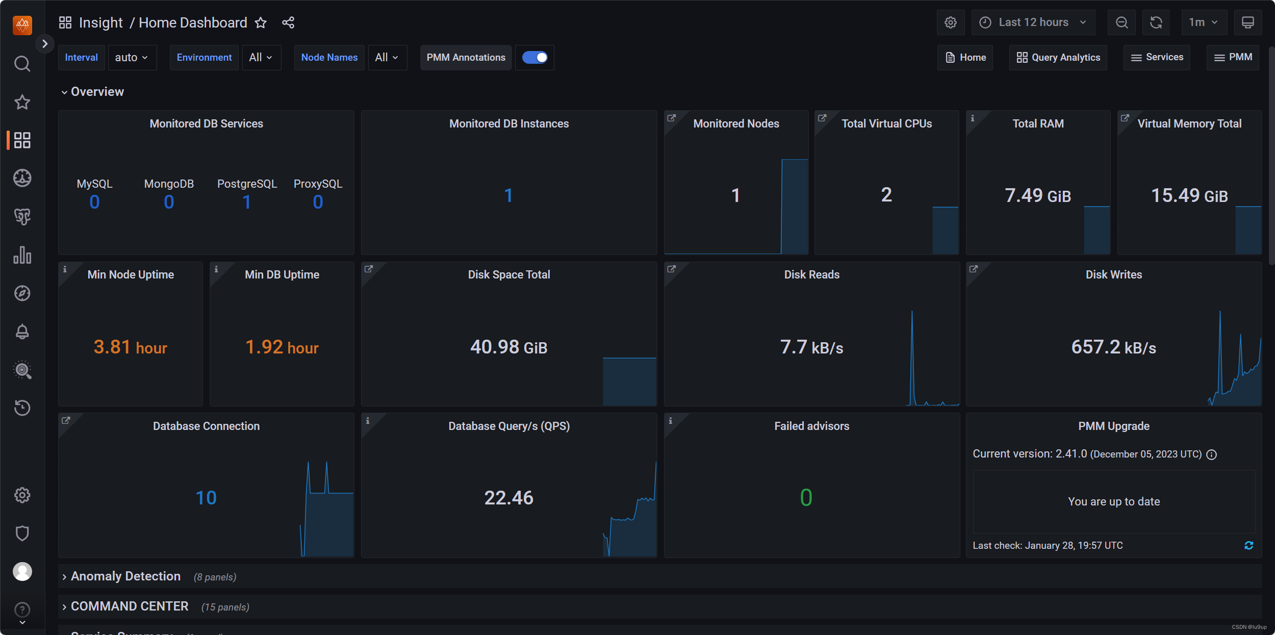 MySQL监控方案PMM之PMM Server的安装_pmm mysql-CSDN博客