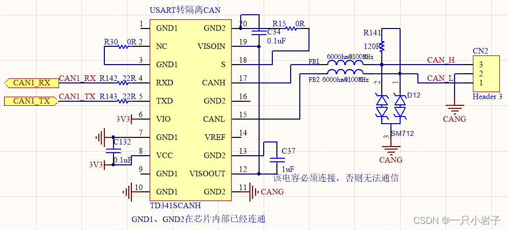 32系列串口之CAN通信_串口引脚能用于can通讯-CSDN博客