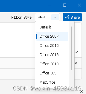 Dev Winform Ribbon功能区控件的实现效果及创建-CSDN博客