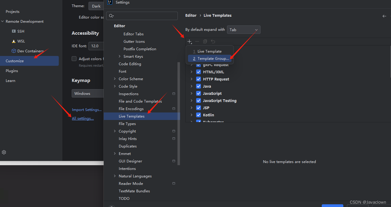 jetbrains系列产品通用初始化配置idea_tongyi-jetbrains-onpremise-CSDN博客