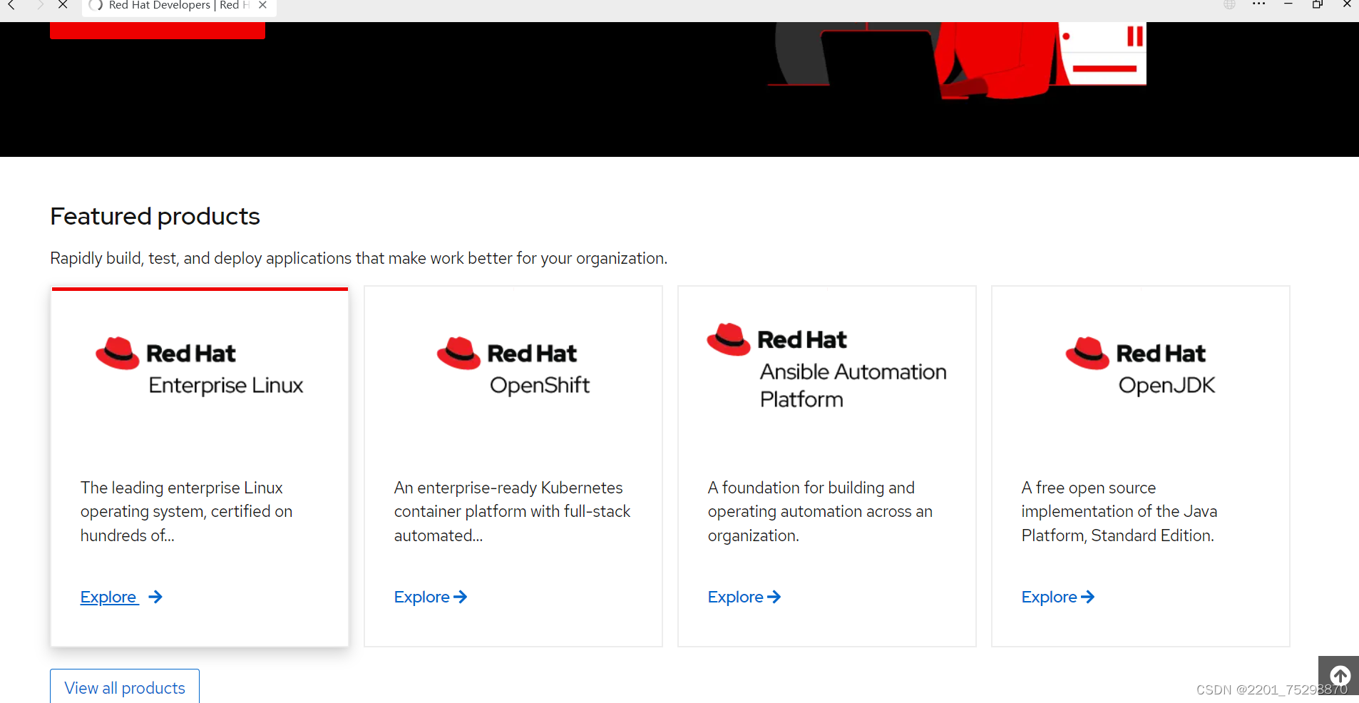 红帽（Red Hat）账号注册以及虚拟机安装_red hat开发人员程序-CSDN博客