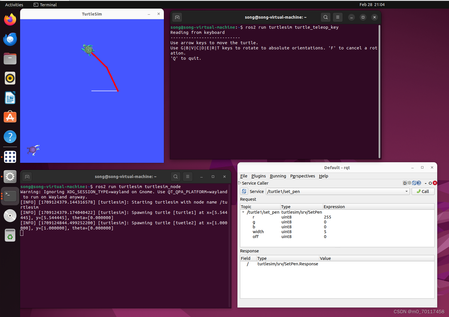 ROS教程2：学会使用turtlesim，ros2和rq_ros2 turtlesim-CSDN博客