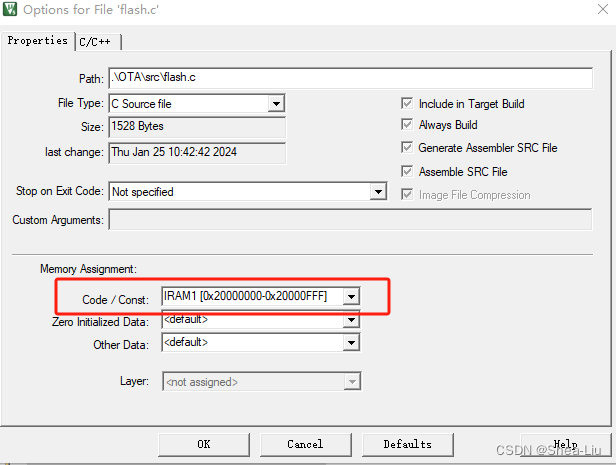 XX.sct(13): warning: L6329W: Pattern flash.o(RO) only matches removed unused sections_汇编 only ...