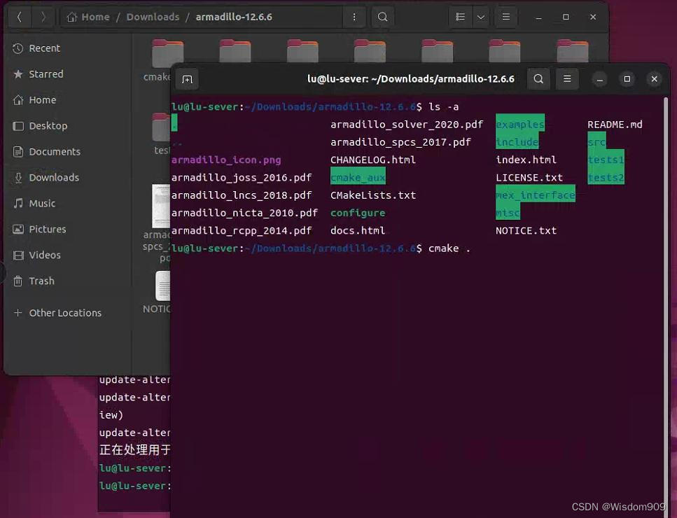 ubuntu(linux)环境下安装armadillo线性代数库_armadillo库安装 ubuntu-CSDN博客