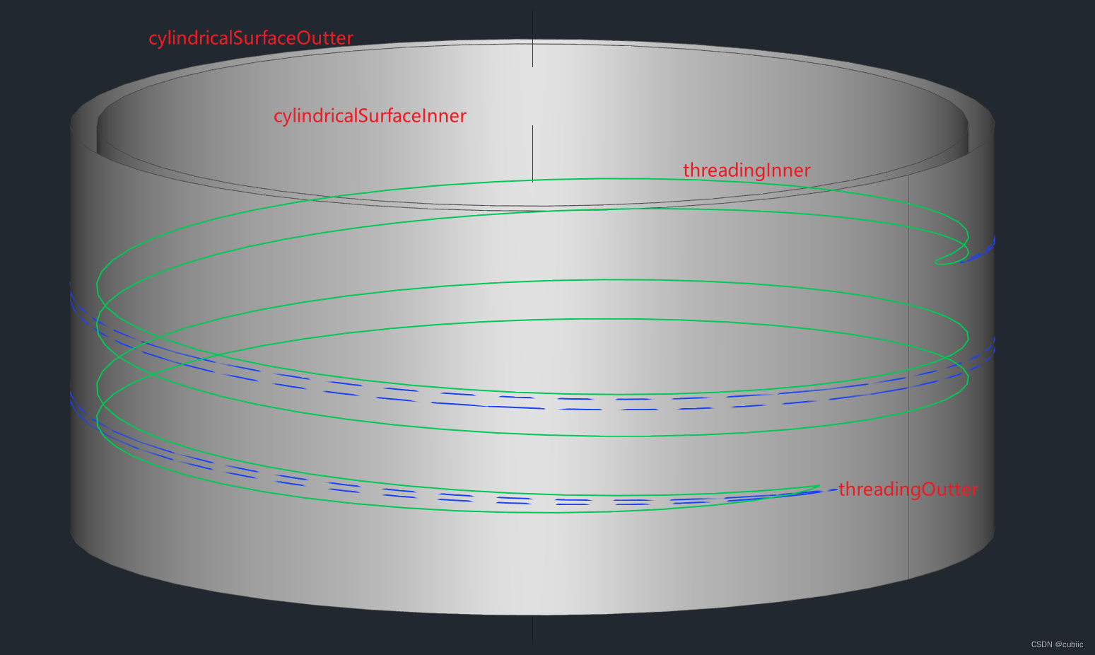 试用AnyCAD的造型功能（二）（Python版）_圆柱面的参数域-CSDN博客